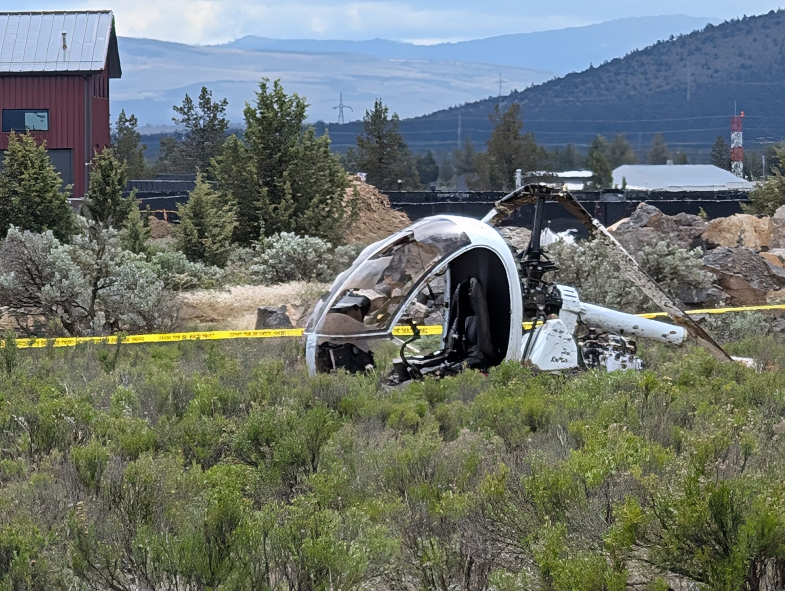 Small helicopter crashes near Prineville Airport; pilot and passenger ...