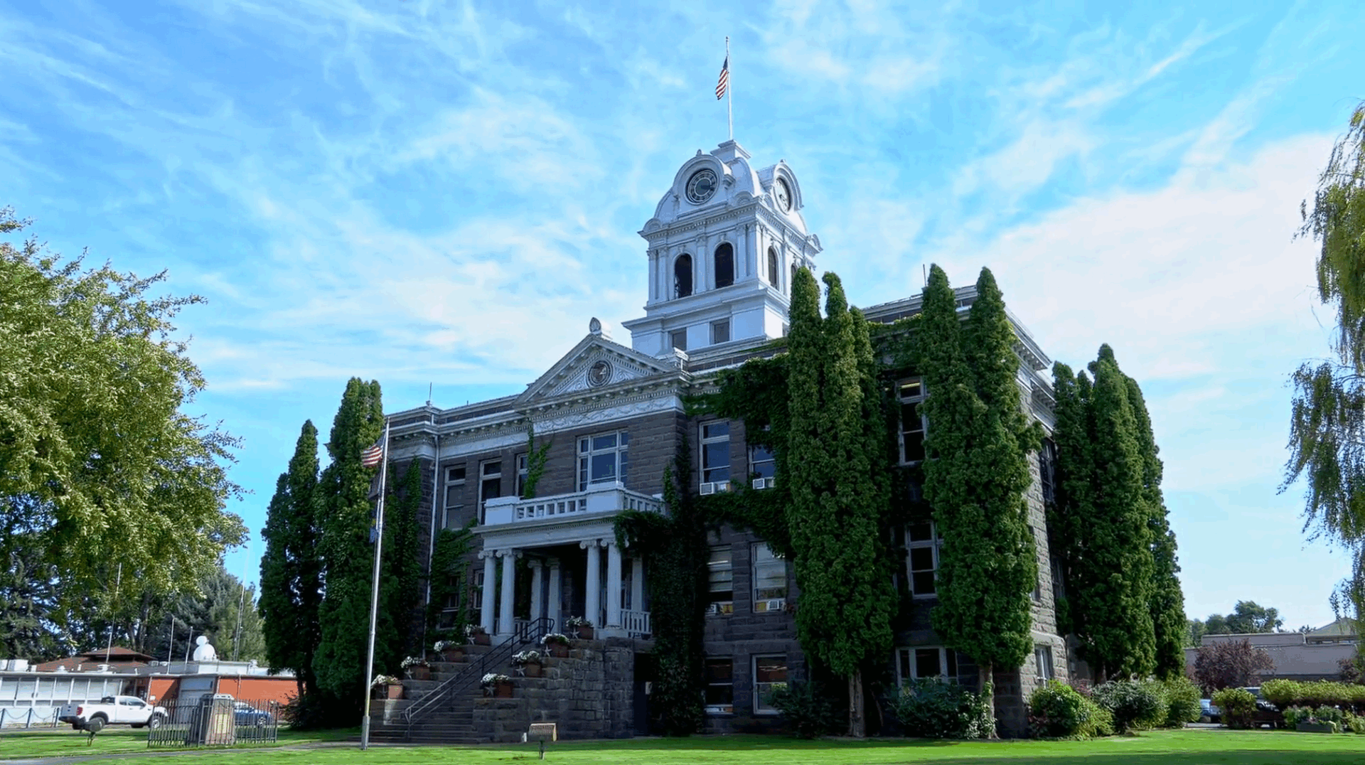 Ceder trees to be removed from around Crook County Courthouse amid ...